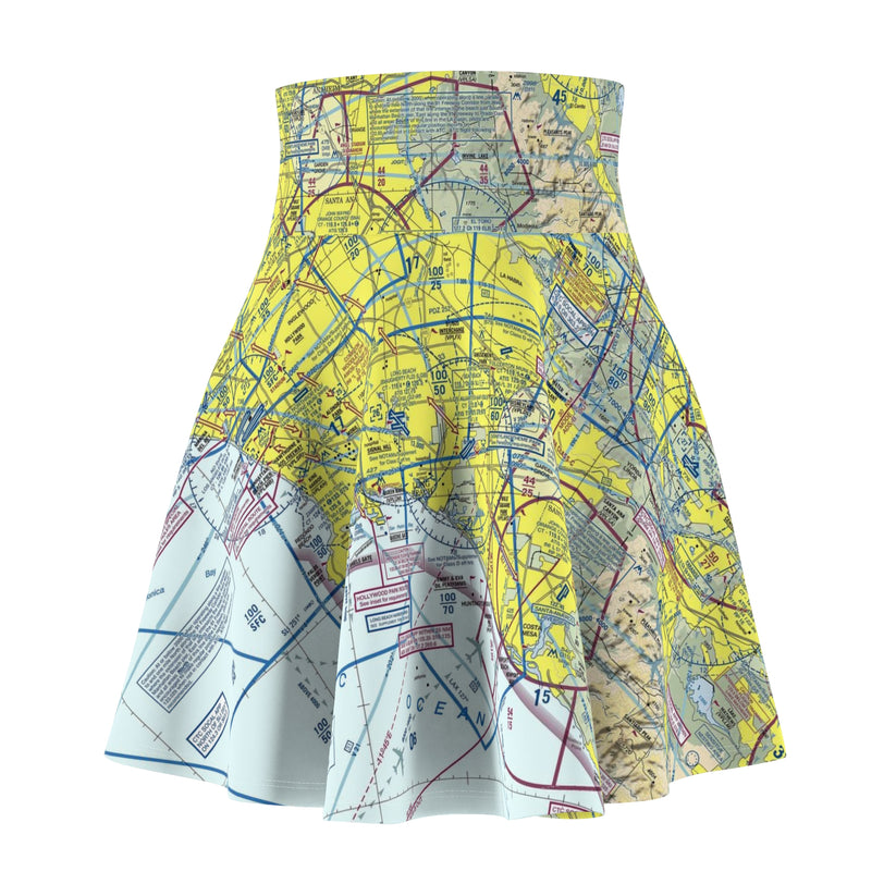 LAX TAC Chart skater skirt – LAPilotGirl