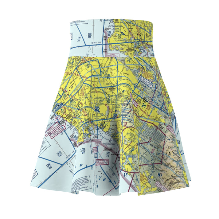 LAX TAC Chart skater skirt – LAPilotGirl