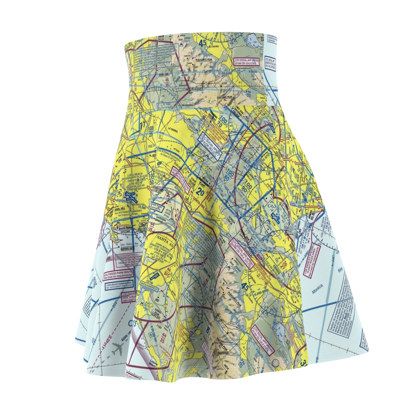 LAX TAC Chart skater skirt – LAPilotGirl
