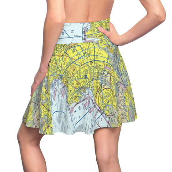 LAX TAC Chart skater skirt – LAPilotGirl