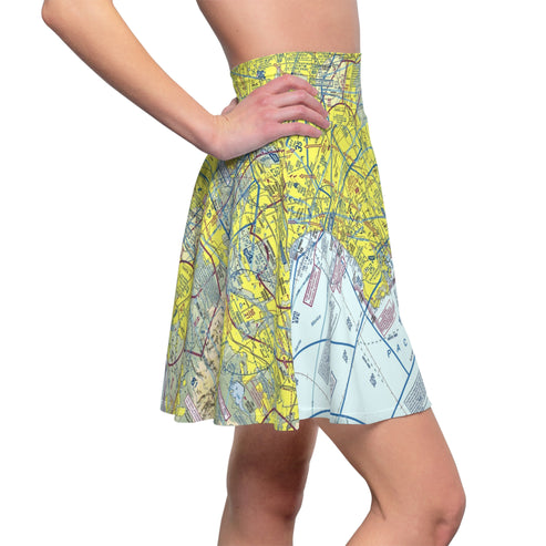 LAX TAC Chart skater skirt – LAPilotGirl