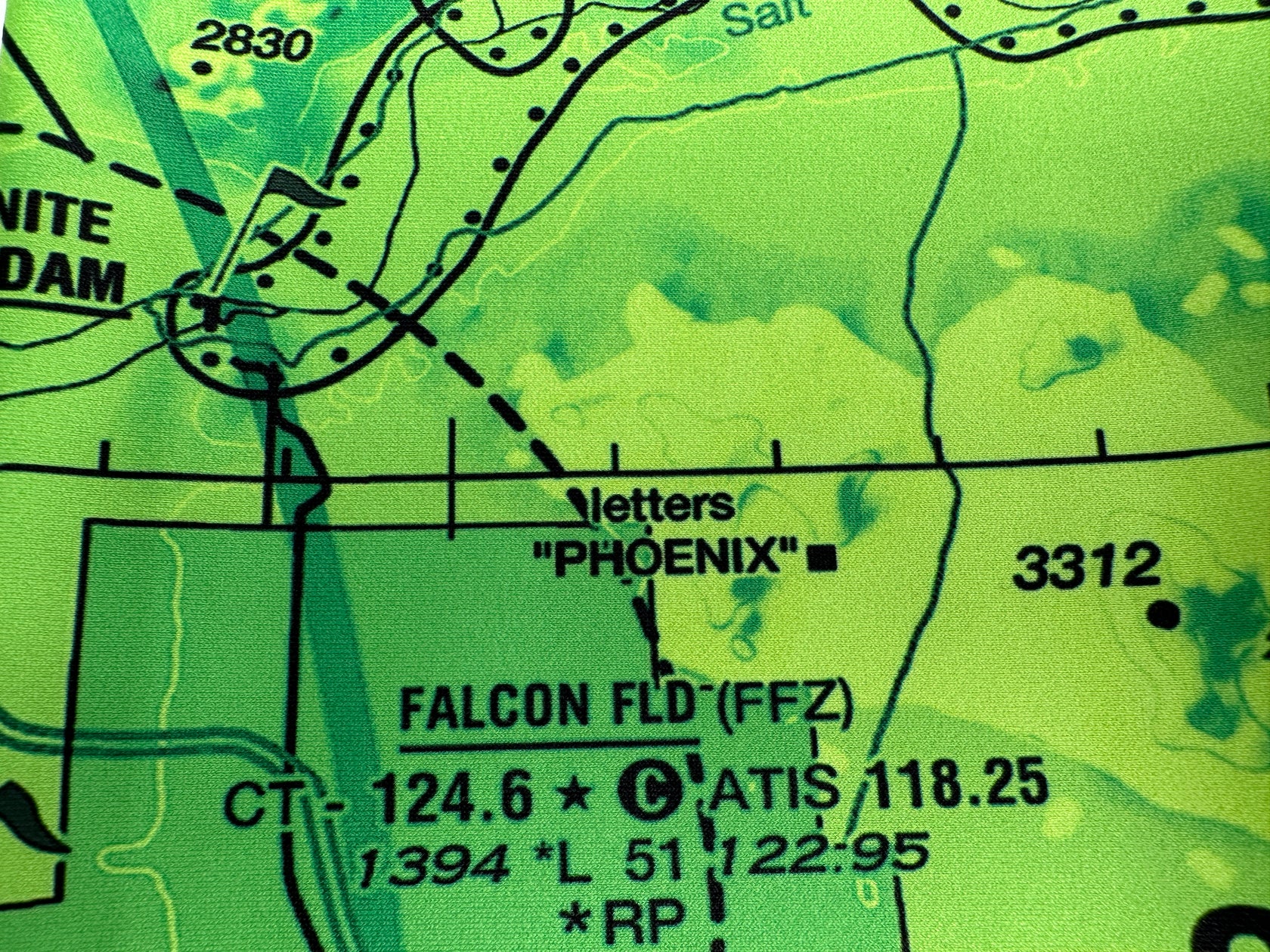 Phoenix TAC Chart capri leggings (green) – LAPilotGirl